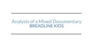 BREADLINE KIDS at emaze Presentation