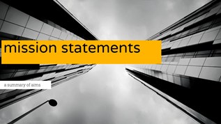 mission statements at emaze Presentation