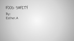 Food safety at emaze Presentation