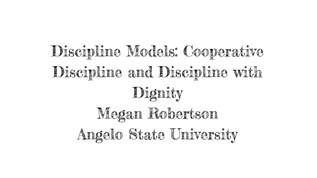 Discipline Models at emaze Presentation