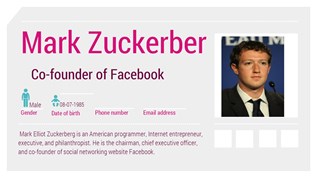 Mark Zuckerber at emaze Presentation