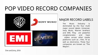 Music Video Record Companies at emaze Presentation