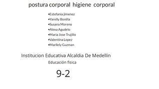 La postura corporal at emaze Presentation