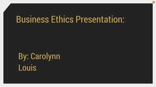 Business Ethics at emaze Presentation