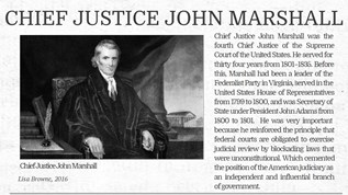 Chief Justice John Marshall at emaze Presentation