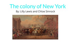 New York Colony at emaze Presentation