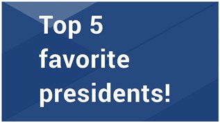 Top 5 favorite presidents at emaze Presentation