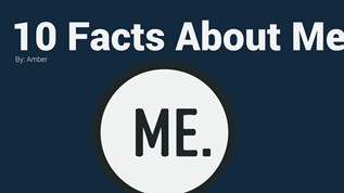 10 Facts About Me at emaze Presentation