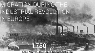 Migration during Industrial Revolution at emaze Presentation