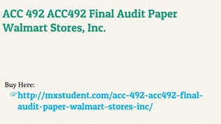 ACC 492 ACC492 at emaze Presentation