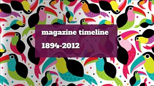 magazine timeline at emaze Presentation