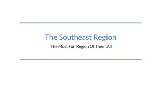 southeast region at emaze Presentation