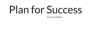 Plan for Success at emaze Presentation