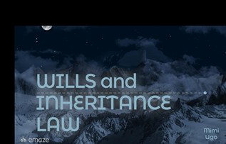 WILLS and INHERITANCE LAW at emaze Presentation