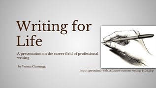 Writing for Life at emaze Presentation