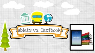 Tablets VS textbooks at emaze Presentation