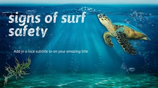 signs of surf safety at emaze Presentation