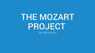 THE MOZART PROJECT at emaze Presentation