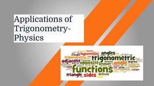 Applications of Trigonometry at emaze Presentation