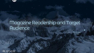 magazine readership and target audience at emaze Presentation