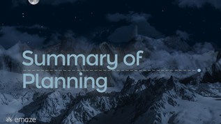 Summary of Planning at emaze Presentation