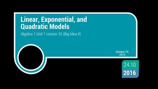 Linear, Exp, Quad Tables on emaze