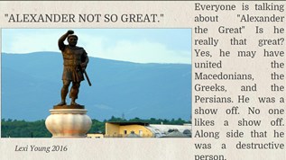 "Alexander not so Great" at emaze Presentation
