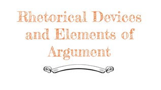 Rhetorical Devices and Elements of Argument at emaze Presentation