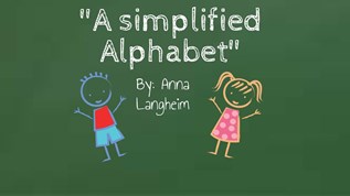 A simplified alphabet at emaze Presentation