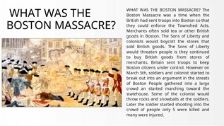 The Boston Massacre Newspaper at emaze Presentation