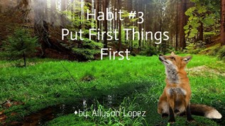 Put First Things at emaze Presentation