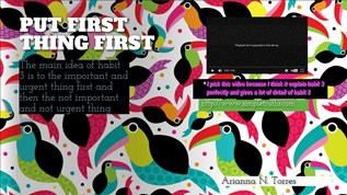 Put First thing at emaze Presentation