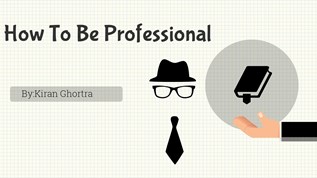 How To Be Professional at emaze Presentation