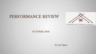 PERFORMANCE REVIEW at emaze Presentation