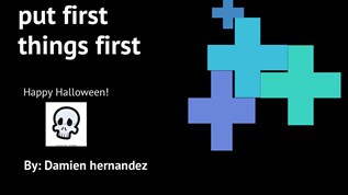 put first things at emaze Presentation