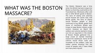 Boston Massacre at emaze Presentation