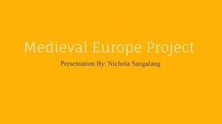 Medieval Europe Project at emaze Presentation