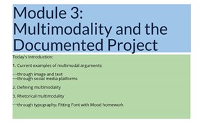 Multimodal examples at emaze Presentation