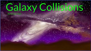 Galaxy collision at emaze Presentation