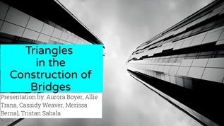 Triangles in the Construction of Bridges at emaze Presentation