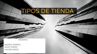 TIPOS DE TIENDAS at emaze Presentation