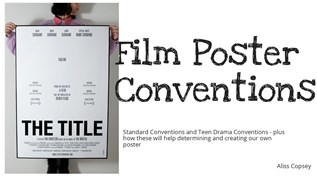 Film Poster Conventions at emaze Presentation