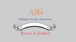 AIG Students in the Classroom at emaze Presentation