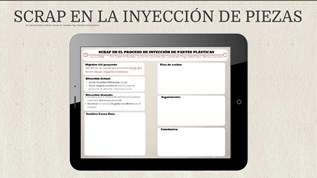 SCRAP EN EL PROCESO DE INYECCIÓN DE PARTES PLÁSTICAS at emaze Presentation