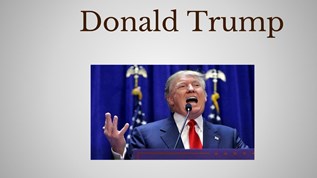 Donald Trump at emaze Presentation