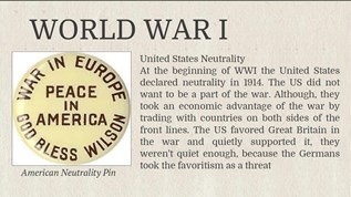 DBQ World War I Project at emaze Presentation