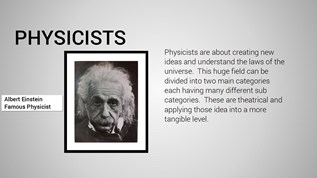 Physicist at emaze Presentation