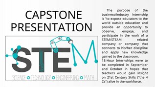 Capstone Presentation at emaze Presentation