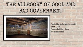 The Allegory of Good and Bad Government at emaze Presentation