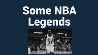 Some NBA Legends at emaze Presentation